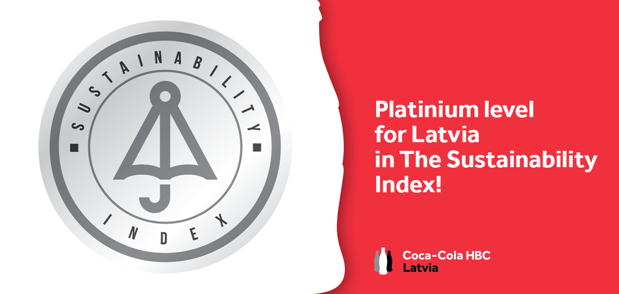 Coca Cola HBC Latvia among the leaders of Sustainability
